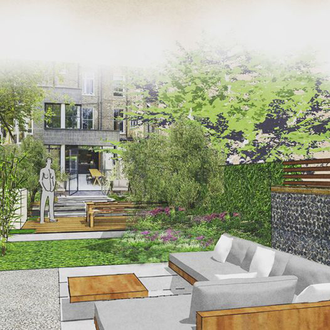 Chalcot London - Garden Design - Build